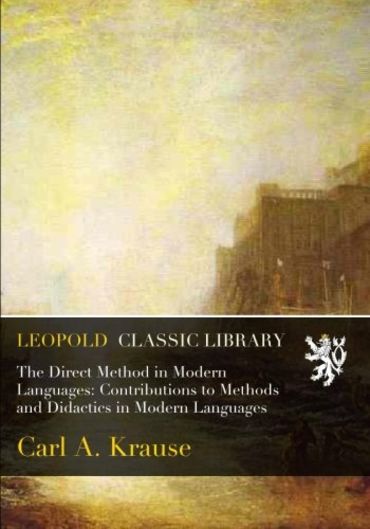 The Direct Method in Modern Languages: Contributions to Methods and ...