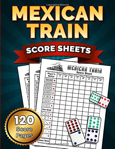 Mexican Train Score Sheets: Great 120 Mexican Train Score Sheets 8,5 x ...