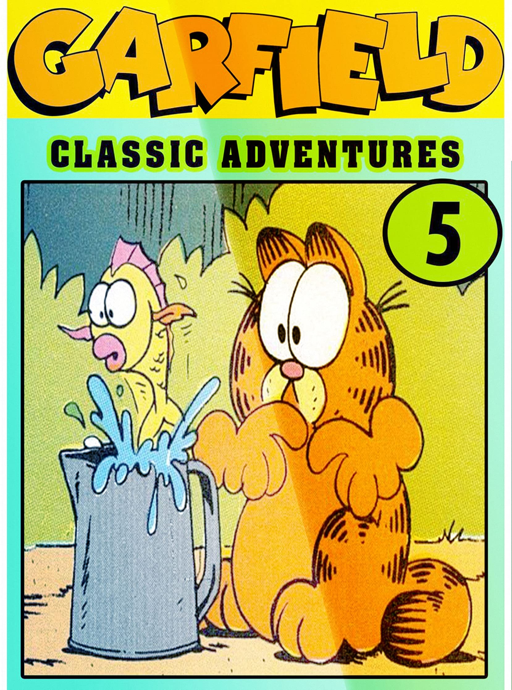 Classic Adventure Garf-ield: Collection 5 - Lazy Fat Cartoon Comic ...