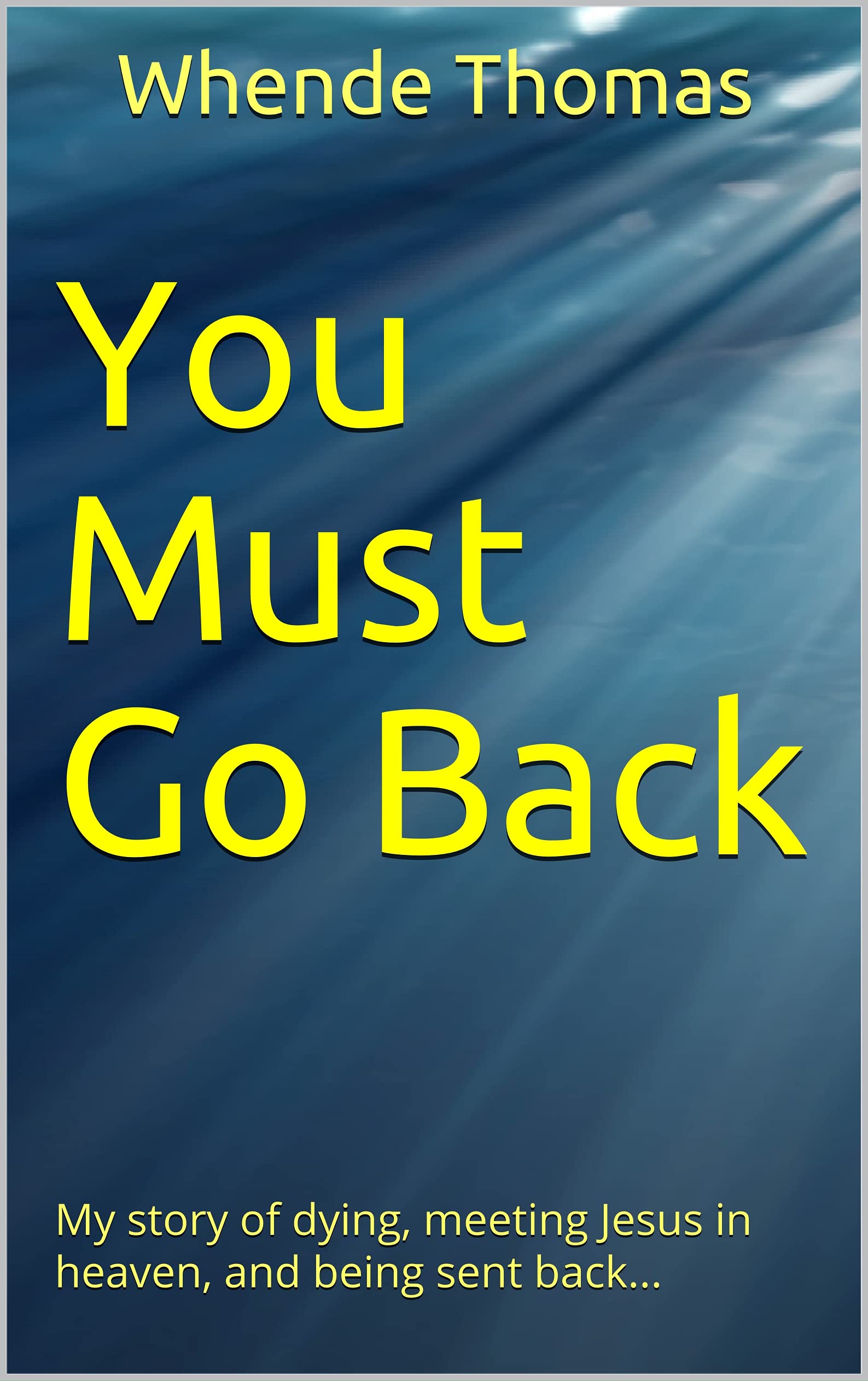 You Must Go Back: My story of dying, meeting Jesus in heaven, and being ...