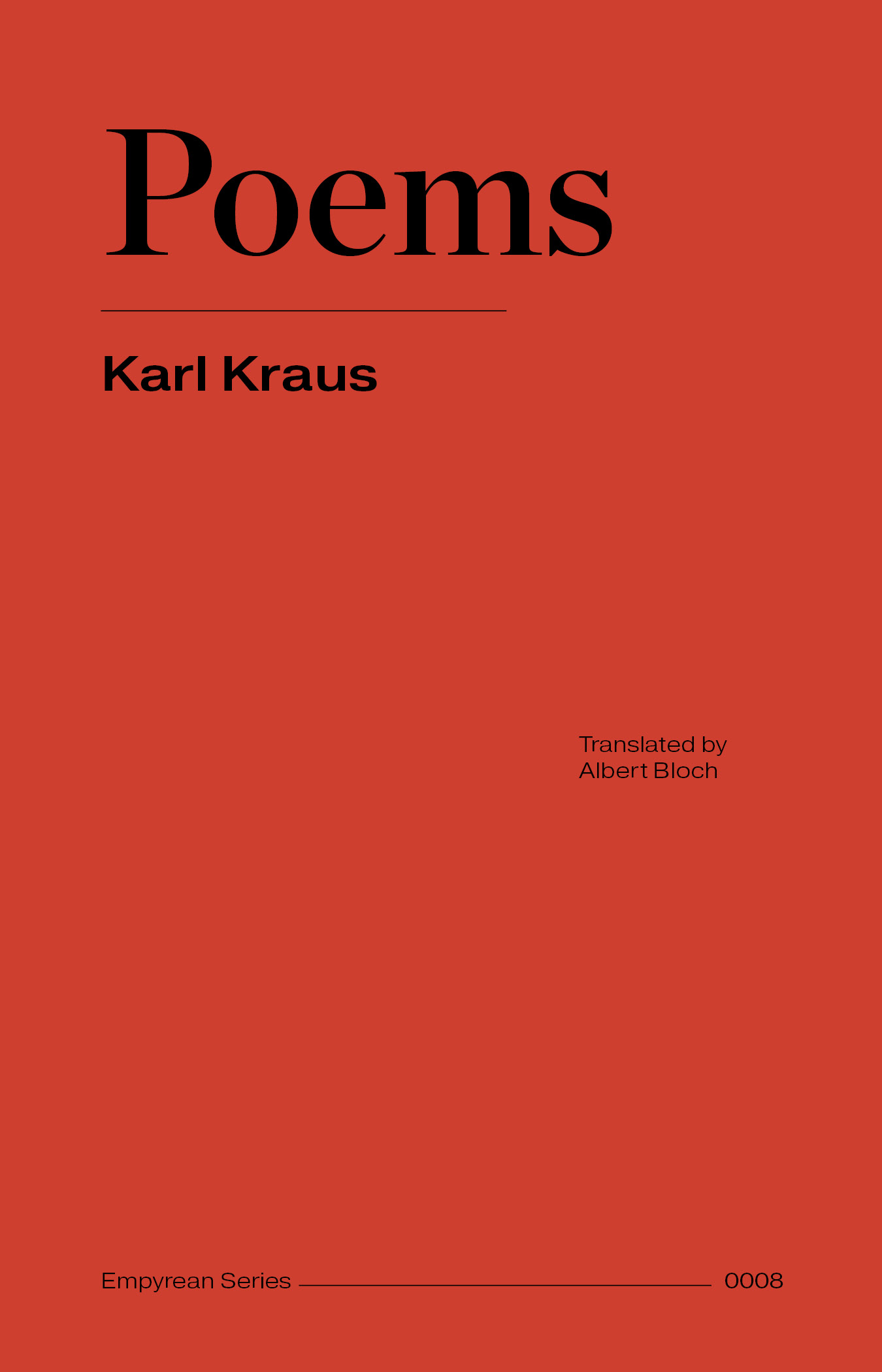 Poems by Karl Kraus | Goodreads