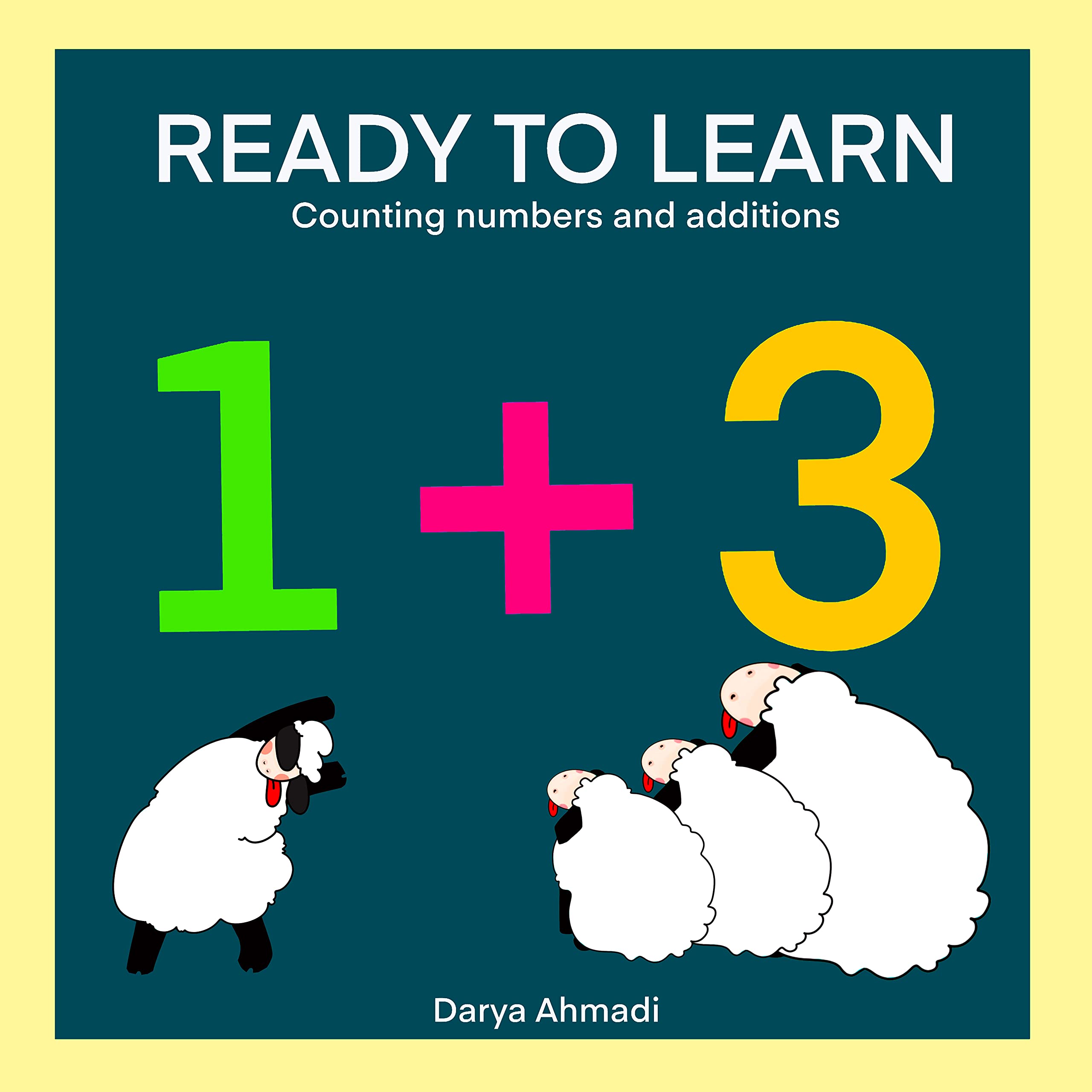 READY TO LEARN.: Counting numbers and addition. Book for Preschoolers ...