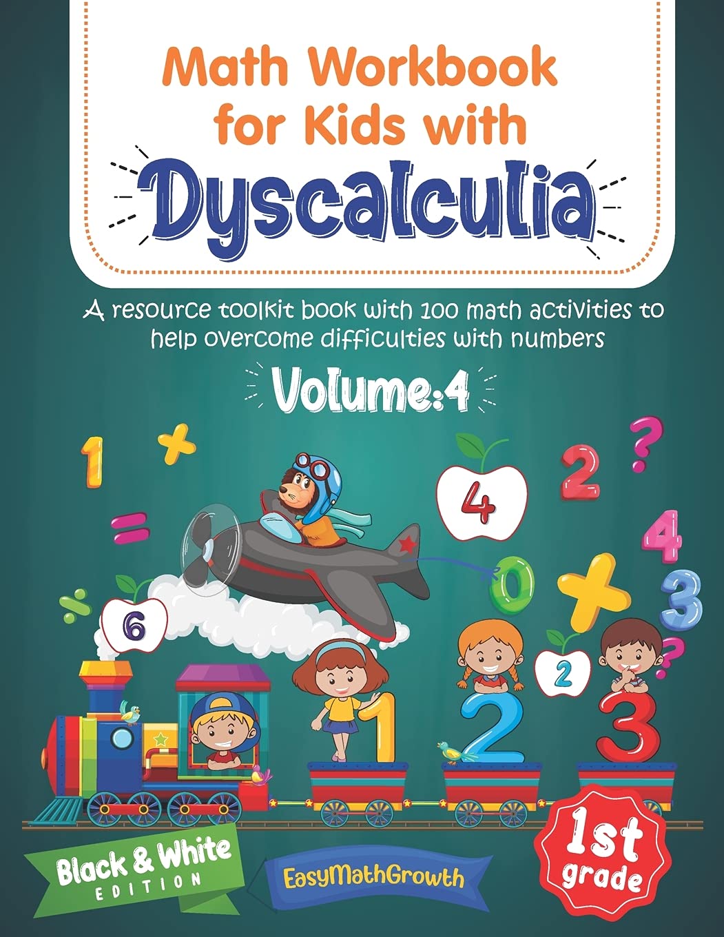 Math Workbook For Kids Withs Dyscalculia. A Resource Toolkit Book with ...