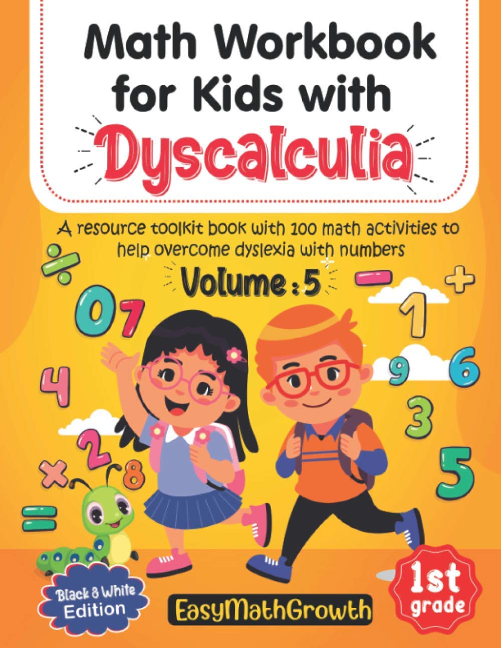 Math Workbook For Kids With Dyscalculia. A resource toolkit book with ...