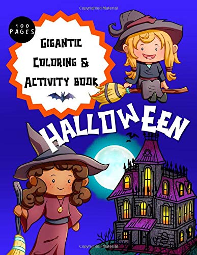 Gigantic Halloween Activity and Coloring Book for Children by Holiday ...
