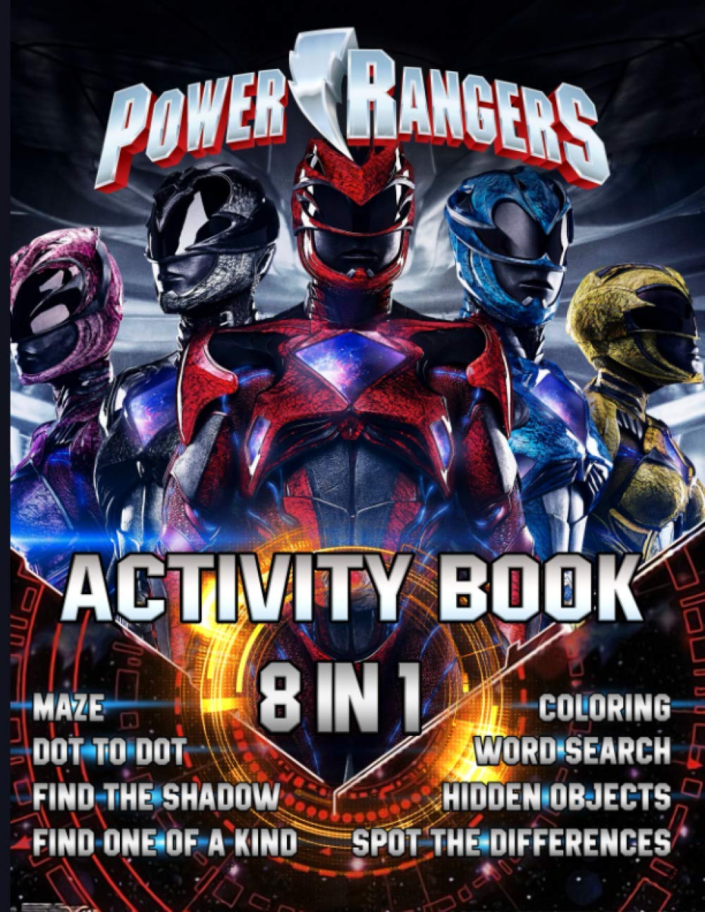 Power Rangers Activity Book: Color Wonder Creativity Spot Differences ...