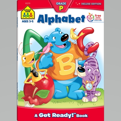 School Zone Alphabet Workbook: 64 Pages, Pre-K, Preschool, ABC's ...