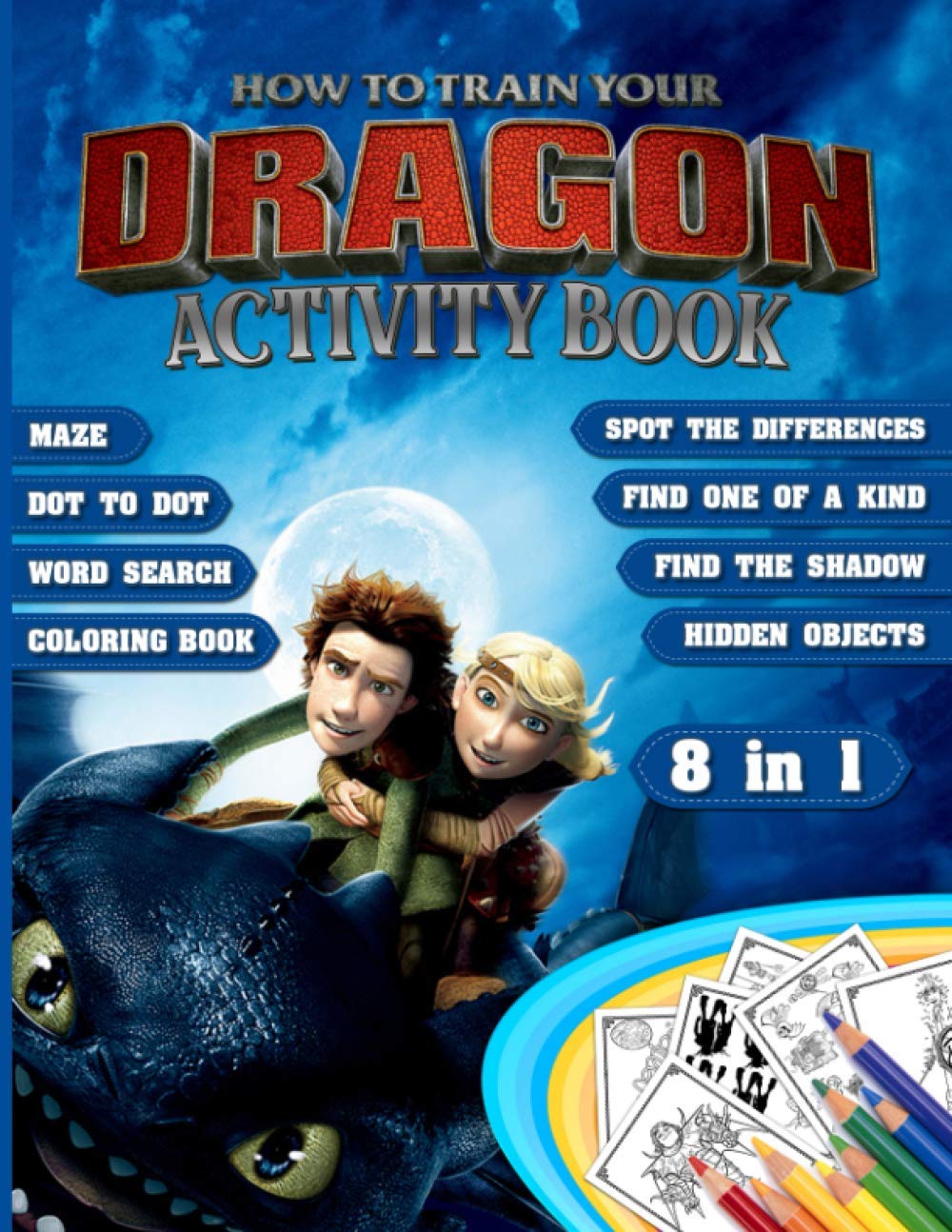 How To Train Your Dragon Activity Book: The Perfection Find Shadow ...