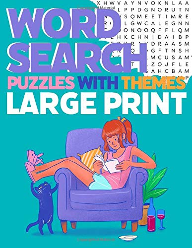 Word Search Puzzles With Themes - Large Print: 100 Big Wordsearches by ...