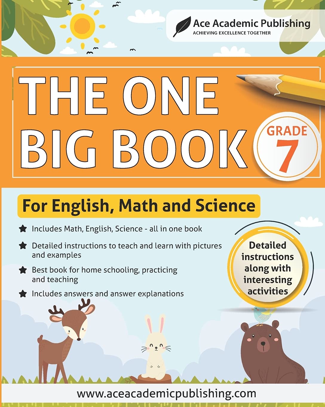 The One Big Book - Grade 7: For English, Math and Science by Ace ...
