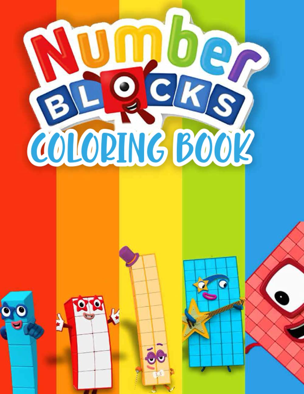 Numberblocks coloring book: A Numberblocks book with random and ...