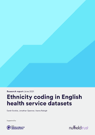 Ethnicity coding in English health service datasets by Sarah Scobie ...