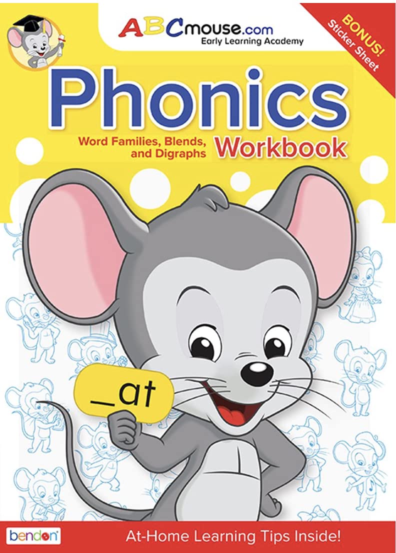 ABCmouse.com Phonics Word Families 80 Page Workbook with Stickers by ...
