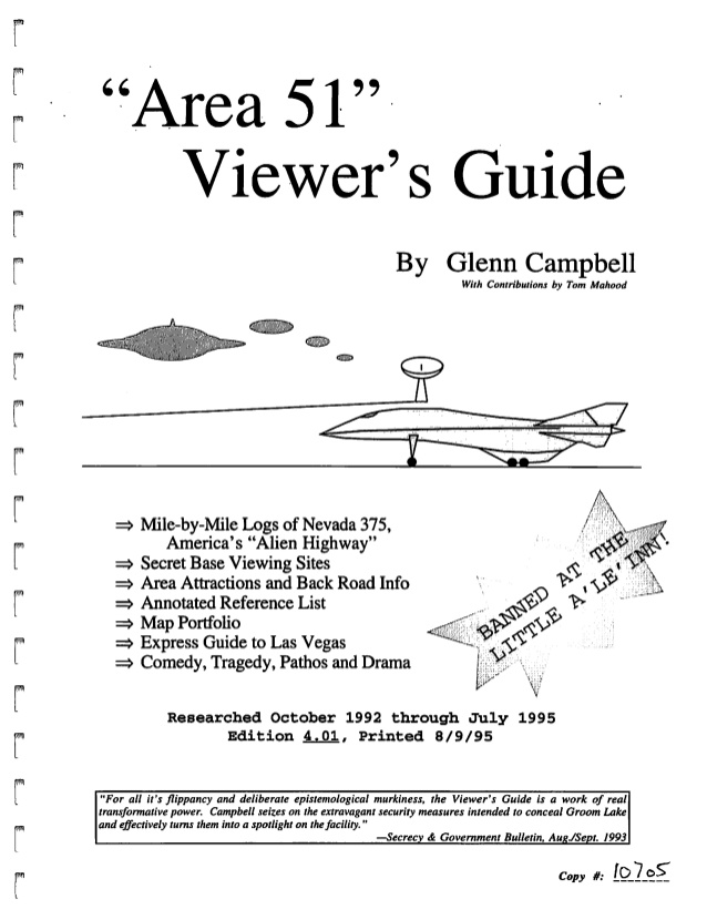 Area 51 Viewer's Guide by Glenn Campbell & Tom Mohood | Goodreads