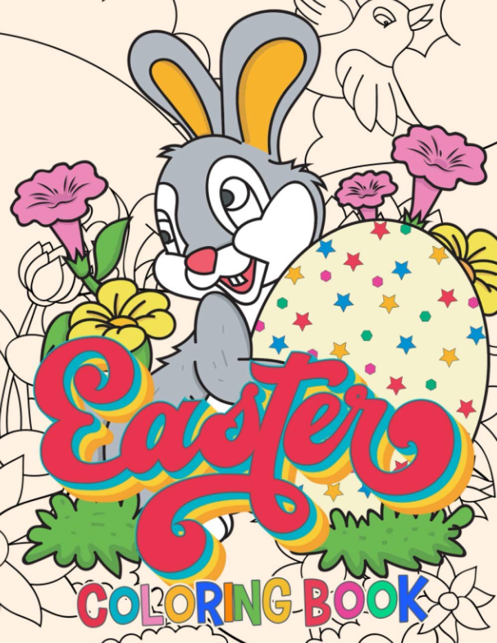 Easter coloring book: Fun and Creative Gift for 2-8 year old Boys and ...