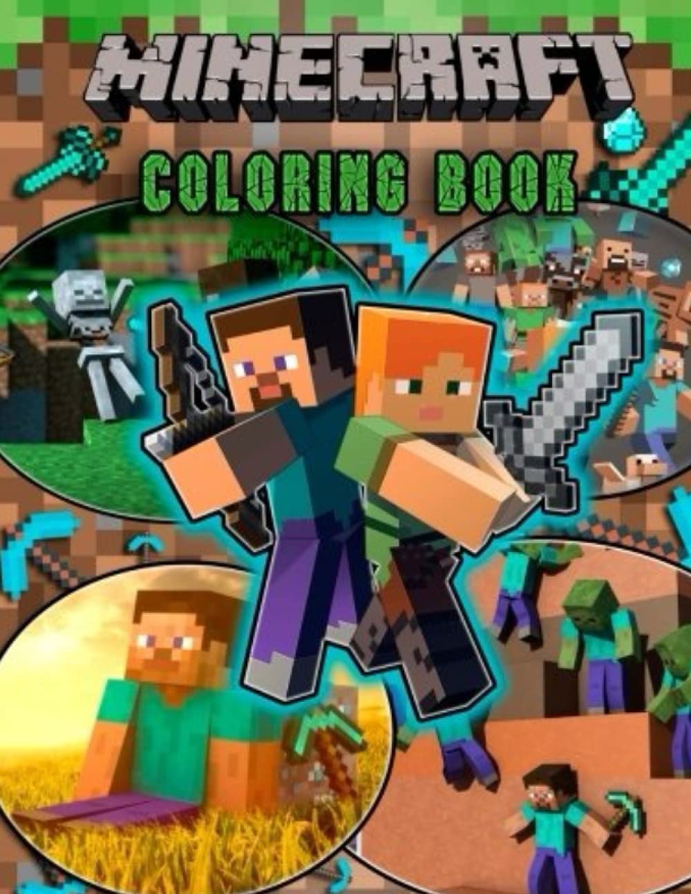 Minecraft Coloring Book at Nicole Paul blog