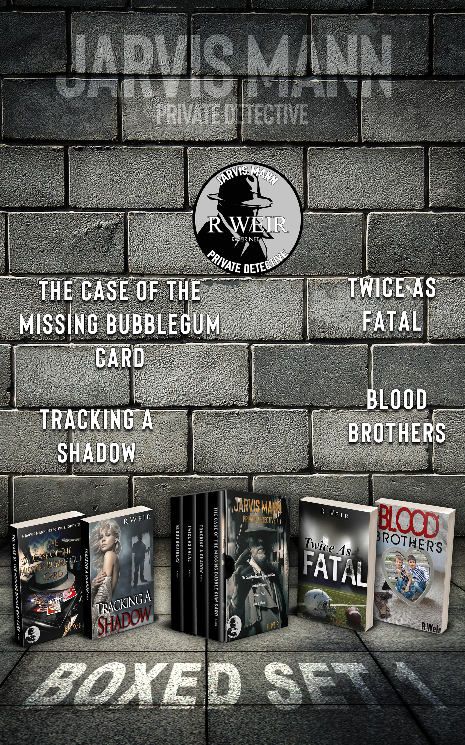 Jarvis Mann Private Detective Series Box Set: Books 1-4 by R. Weir ...