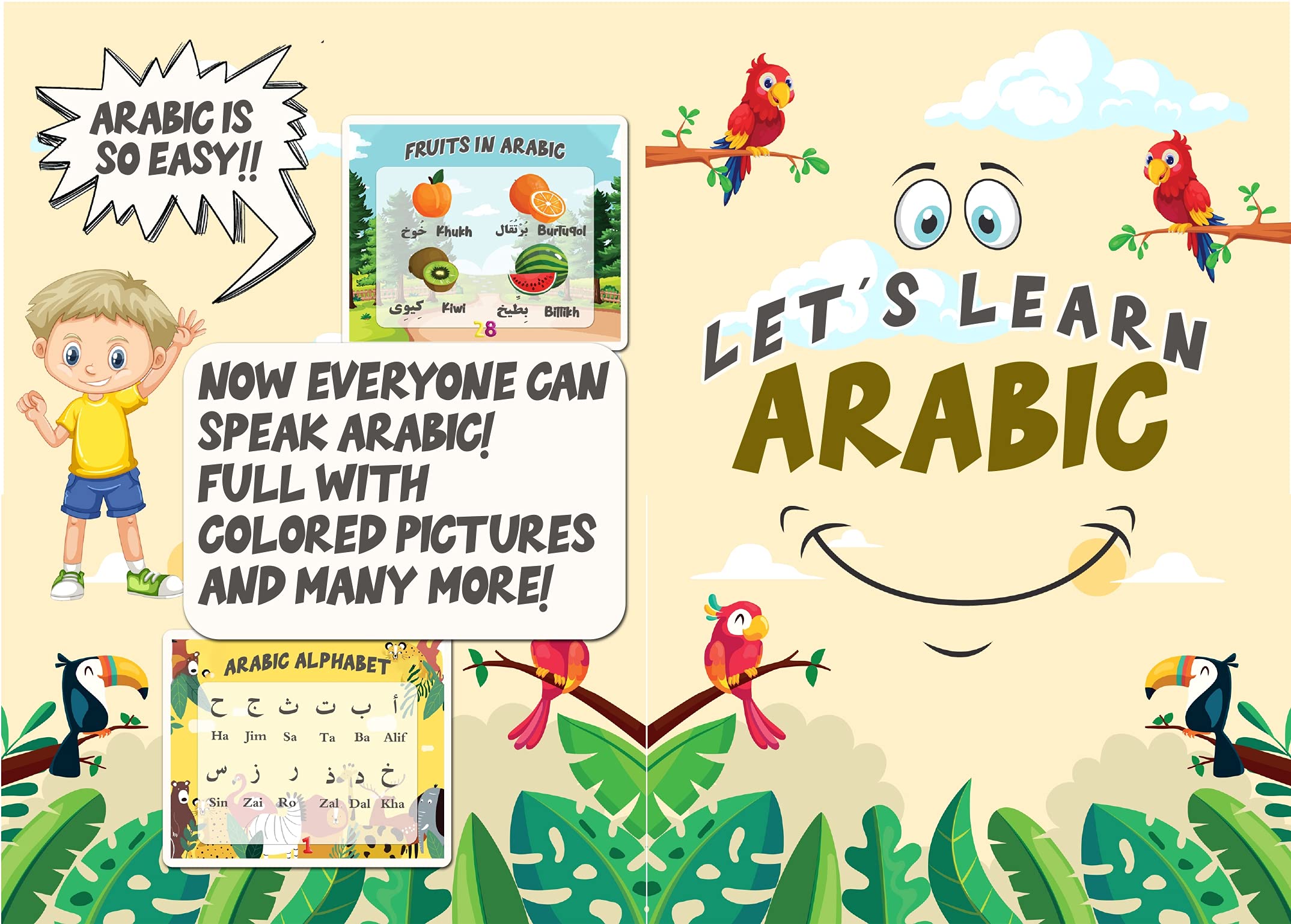Arabic For Kids : Reading & Easy Memorizing Words: Learn Arabic for ...