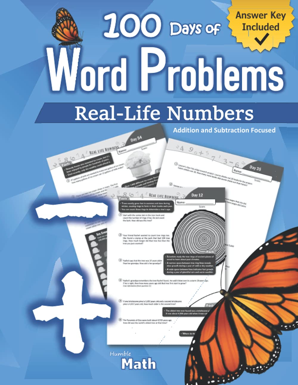 Humble Math – Word Problems: 2nd Grade / 3rd Grade (Ages 7-9) Addition ...
