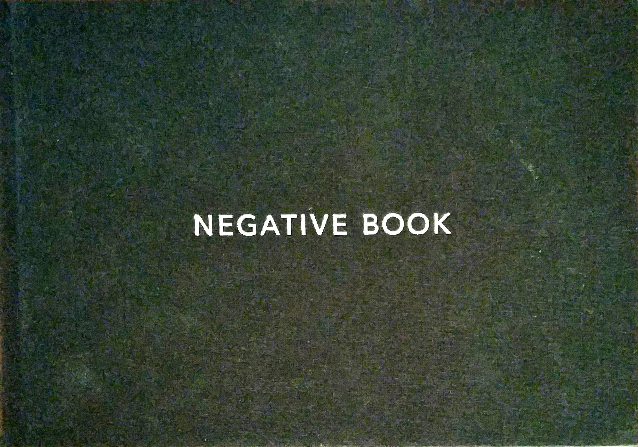 Negative Book by Aneta Grzeszykowska | Goodreads