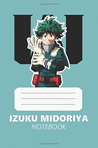 Izuku Midoriya Notebook: Boku No Hero Academia, Izuku Midoriya, 112 ...
