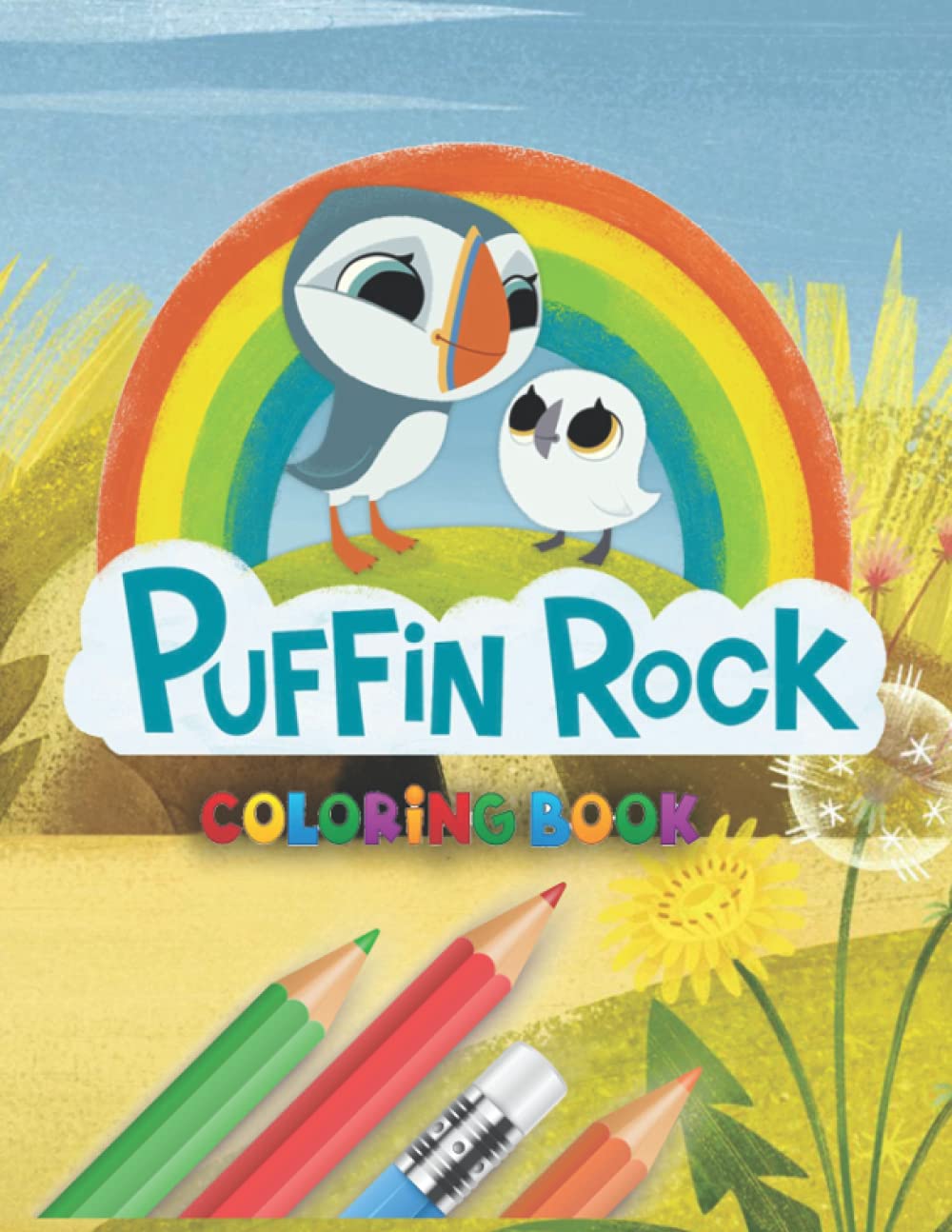 Puffin Rock Coloring Book: Incredible Coloring Book For Fans Of Puffin ...