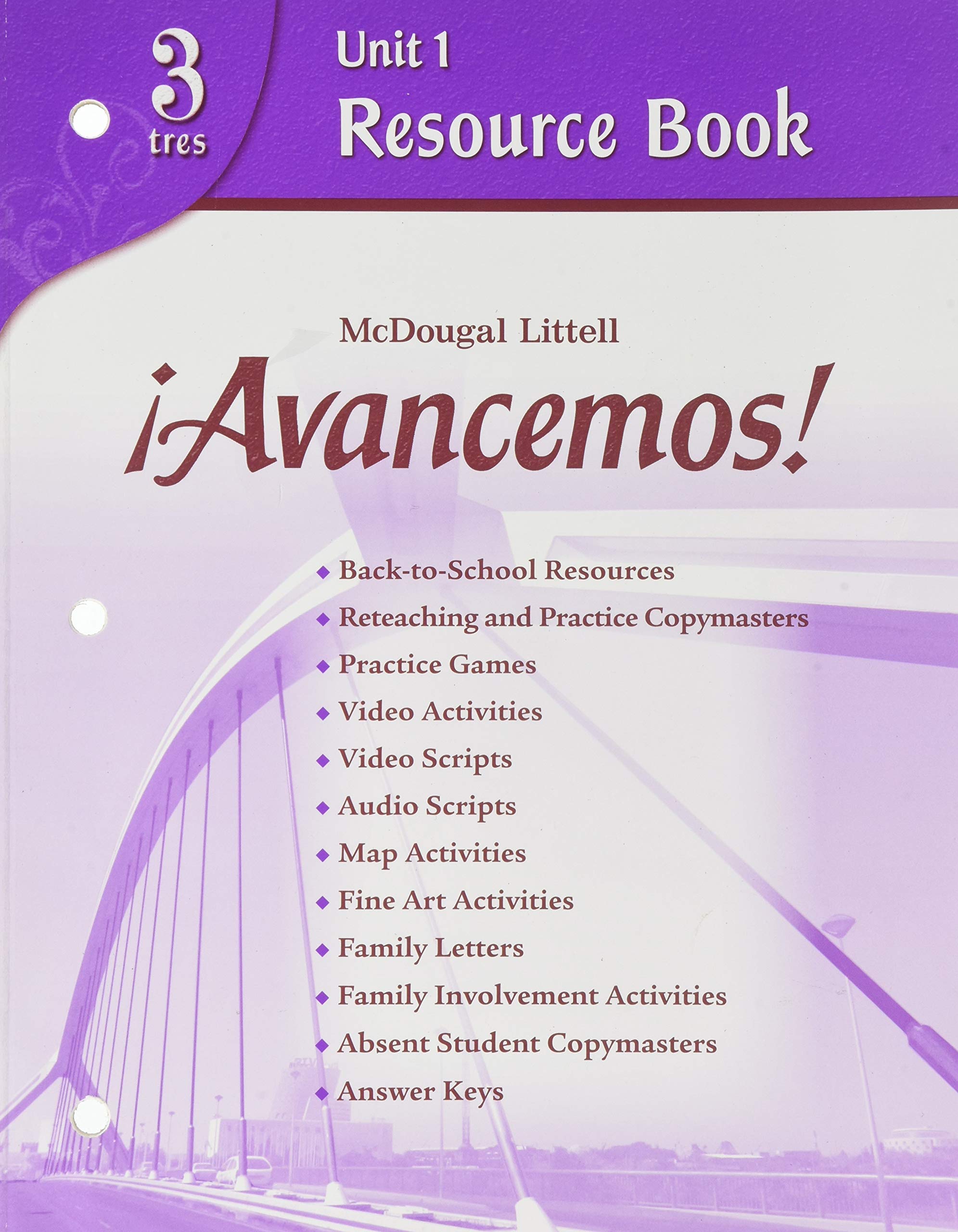 Avancemos! Unit Resource Book 1, Level 3 by MCDOUGAL LITTEL | Goodreads