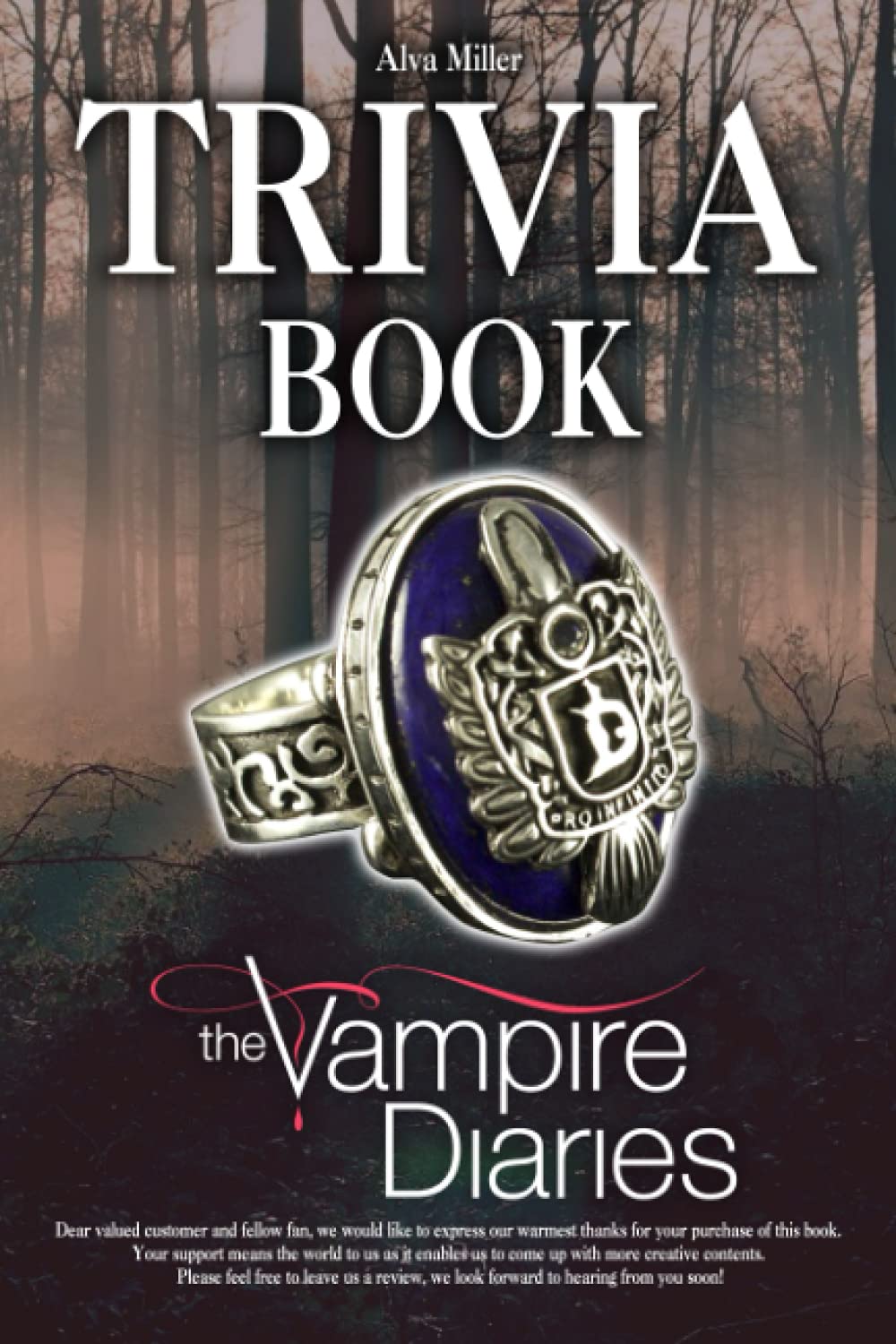 Vampire Diaries Trivia Book: A Great Item For The People Who Love ...