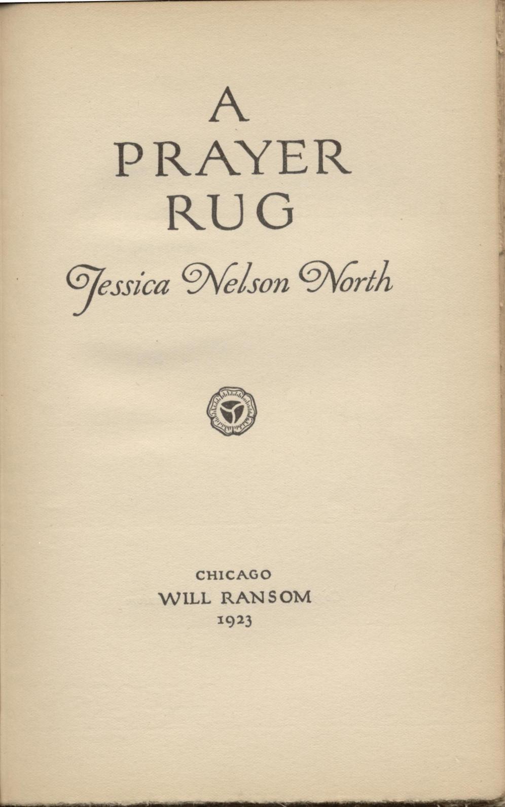 A Prayer Rug by Jessica Nelson North | Goodreads