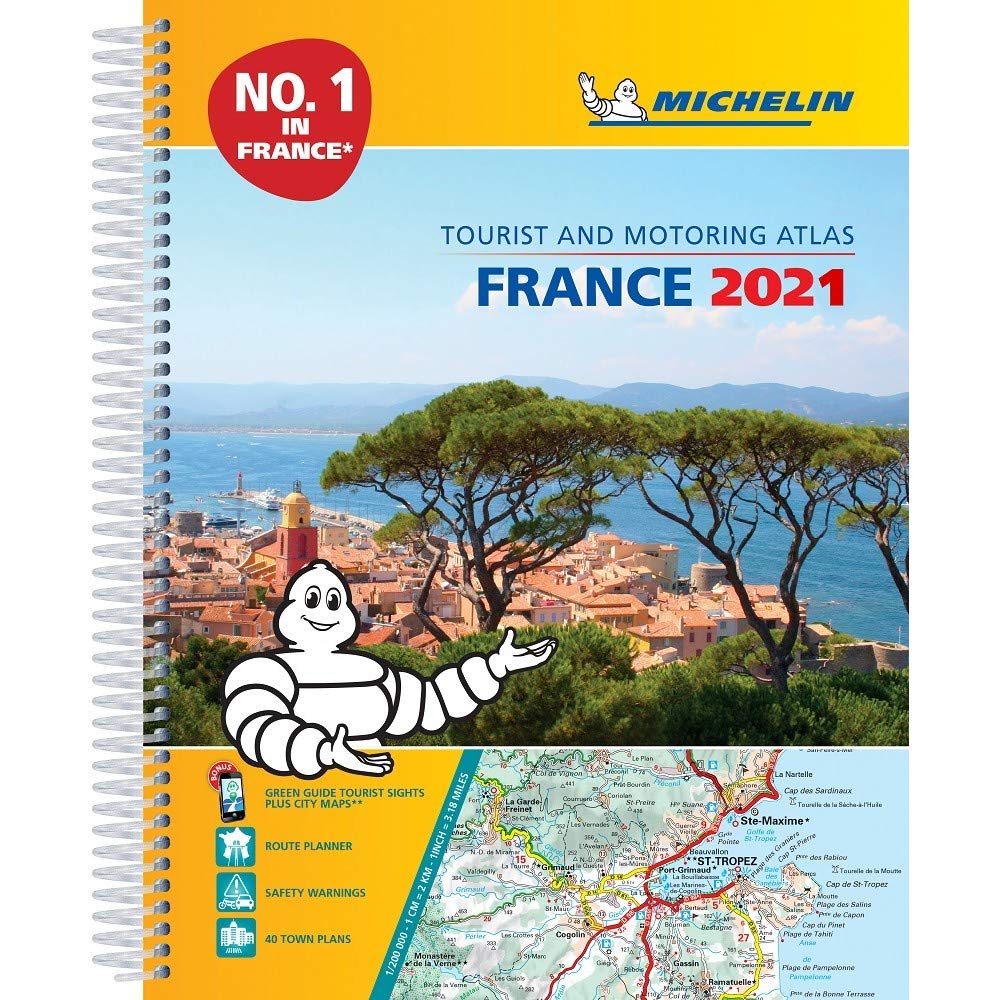 France 2021 -A4 Tourist & Motoring Atlas: Tourist & Motoring Atlas A4 ...