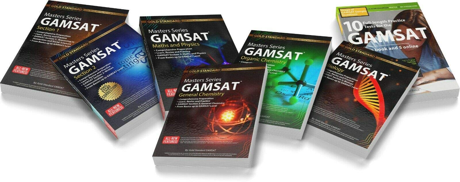 The 2021-2022 New GAMSAT Masters Series: All 6 books plus 10-exam ...
