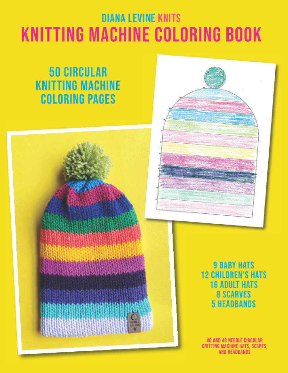 Knitting Machine Coloring Book!: A Coloring Book to Design and ...