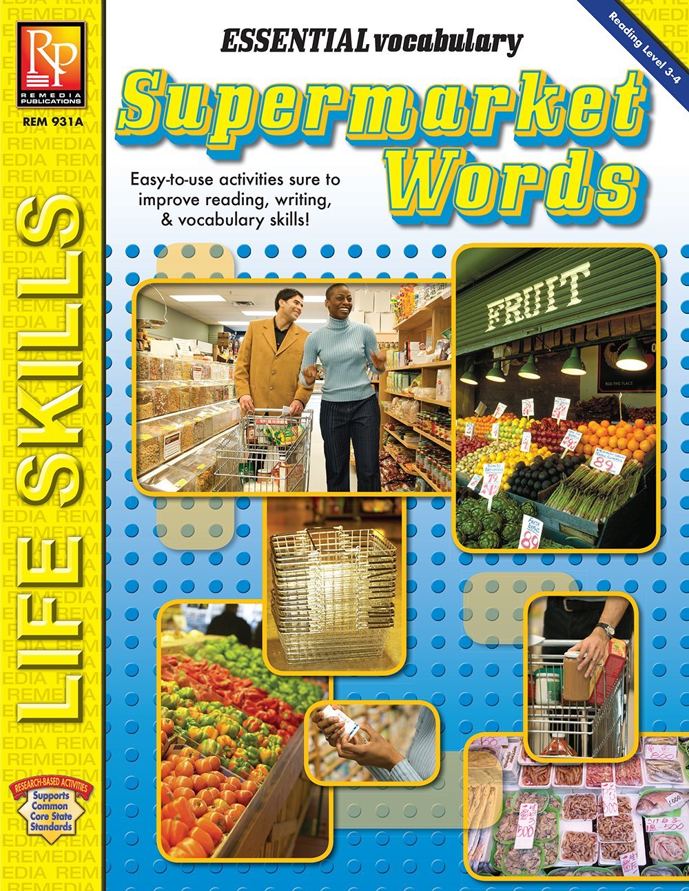Essential Vocabulary: Supermarket Words | Reproducible Activity Book by ...