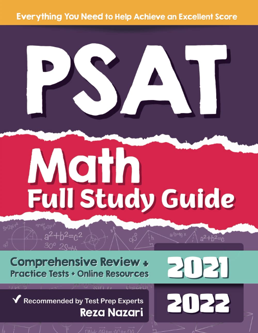 PSAT Math Full Study Guide Comprehensive Review Practice Tests