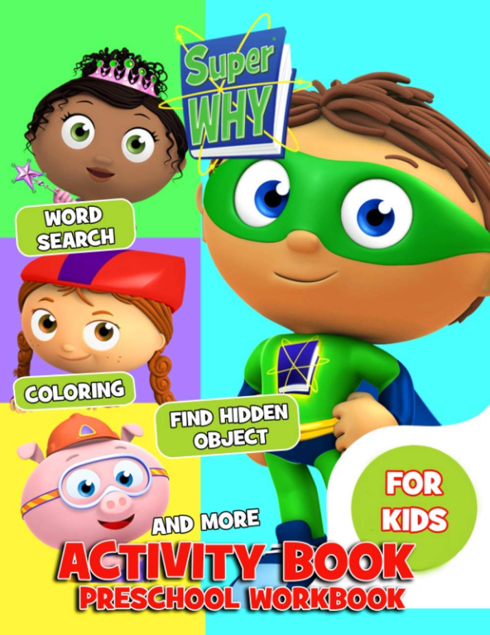 Super Why Activity Book Preschool Workbook For Kids: A Interesting ...
