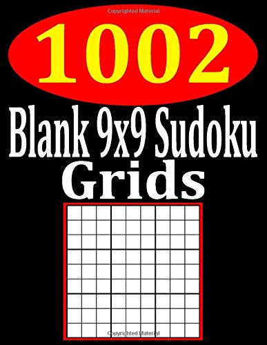 1002 Blank 9x9 Sudoku Grids: Amazing value, 6 grids per page, collect ...