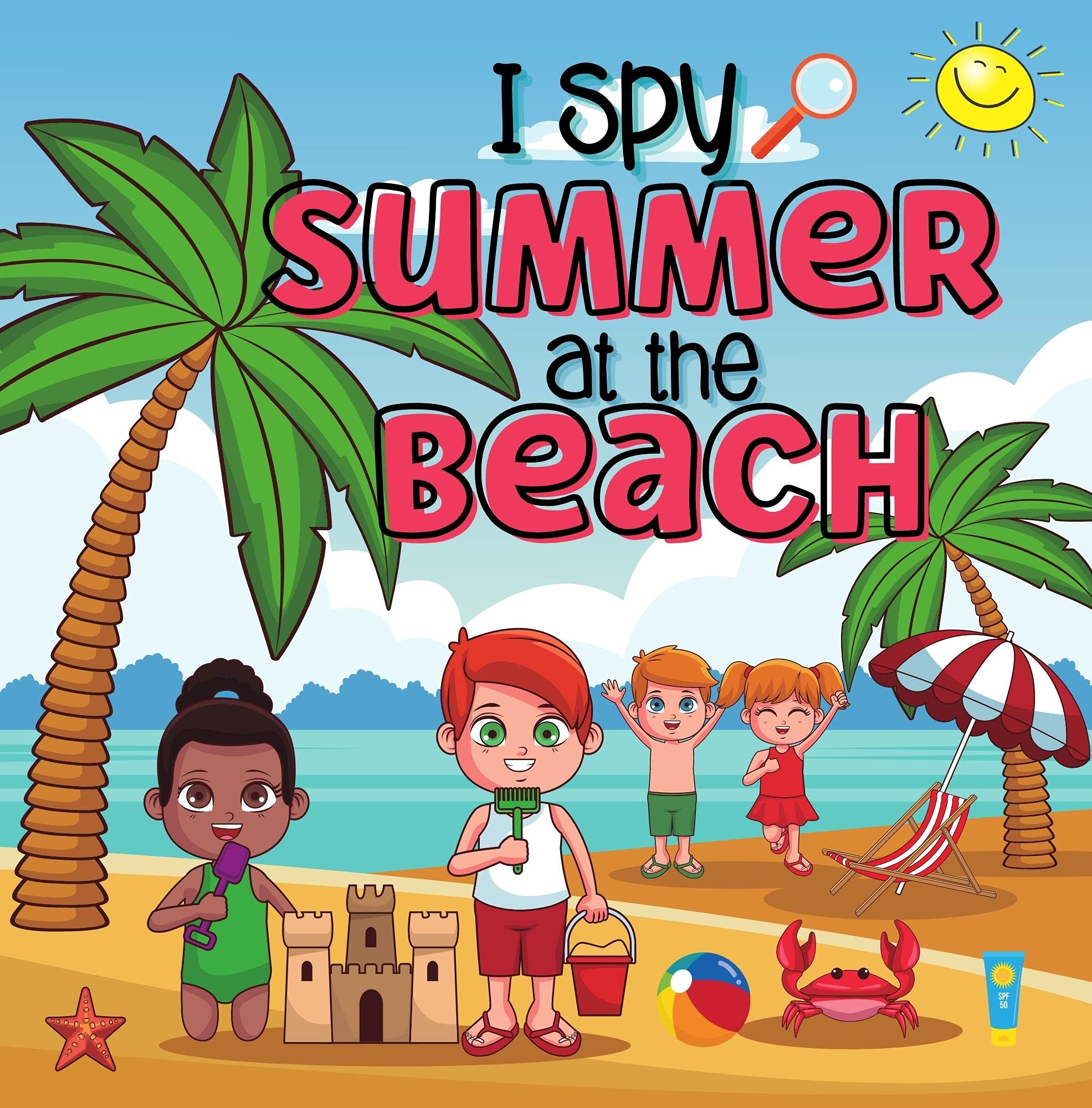 I Spy Summer at the Beach: Fun Interactive Summer Beach Themed I Spy ...