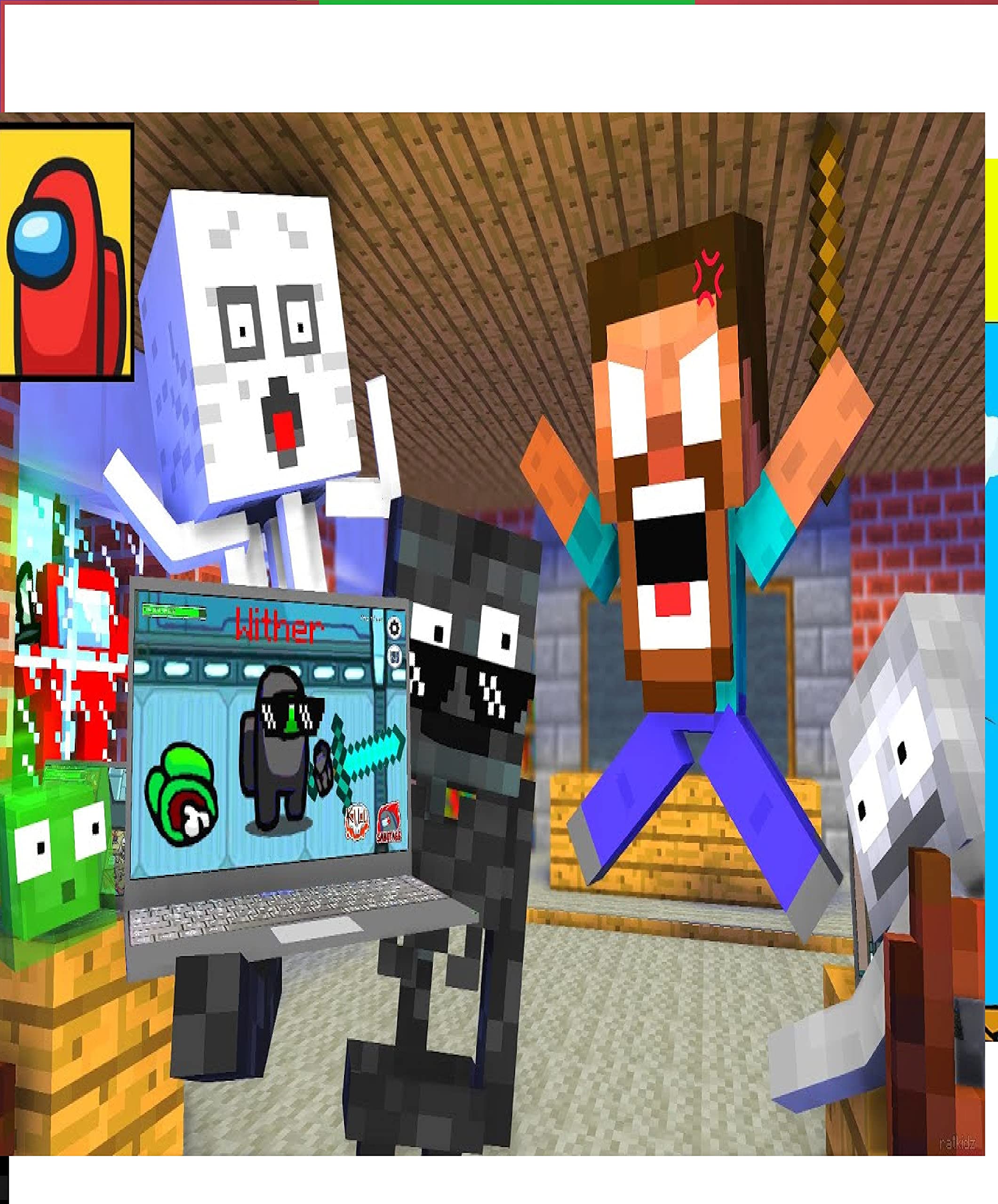 Monster School- Among Us - Minecraft Animation by Henry M. Boles ...