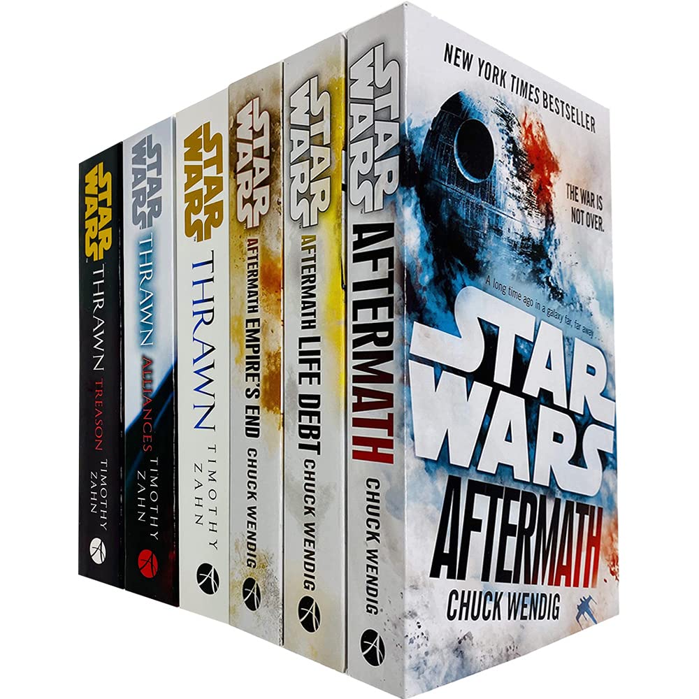 Star Wars Thrawn Series & Aftermath Trilogy 6 Books Collection Set by ...