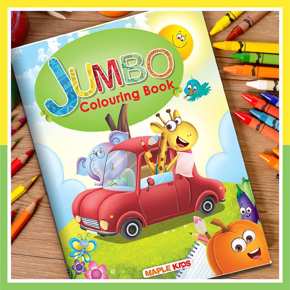 Jumbo Colouring Book by Maple Press | Goodreads