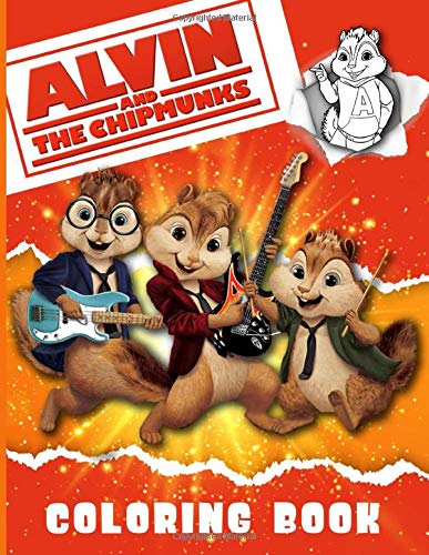 Alvin And The Chipmunks Coloring Book: Creative Coloring Books For ...