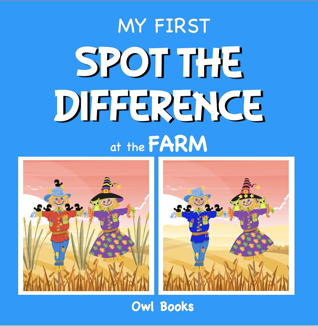 Spot The Difference: At the Farm: A Fun Search and Solve Puzzle Book ...