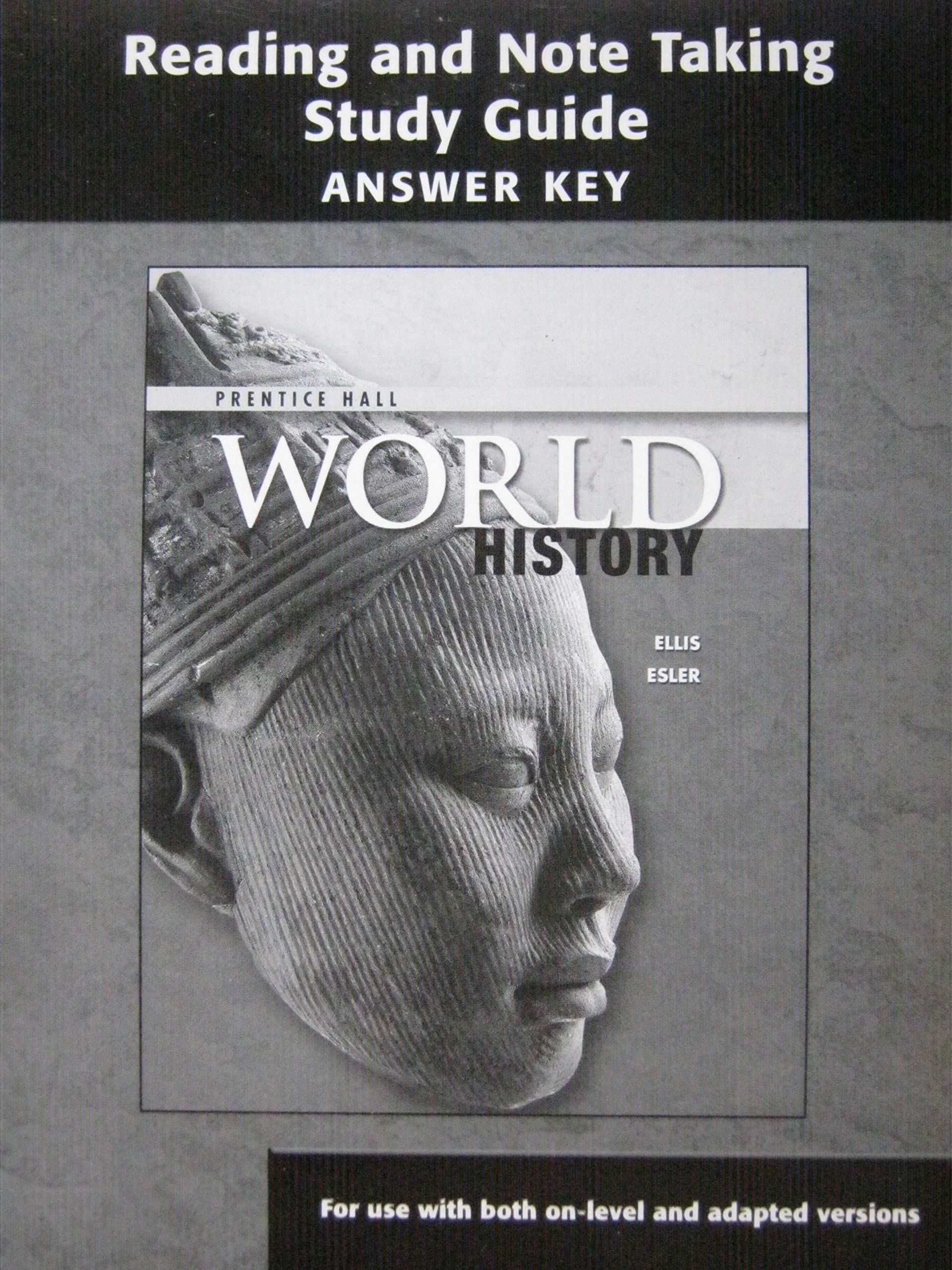 Prentice Hall World History: Reading and Note Taking Study Guide ...