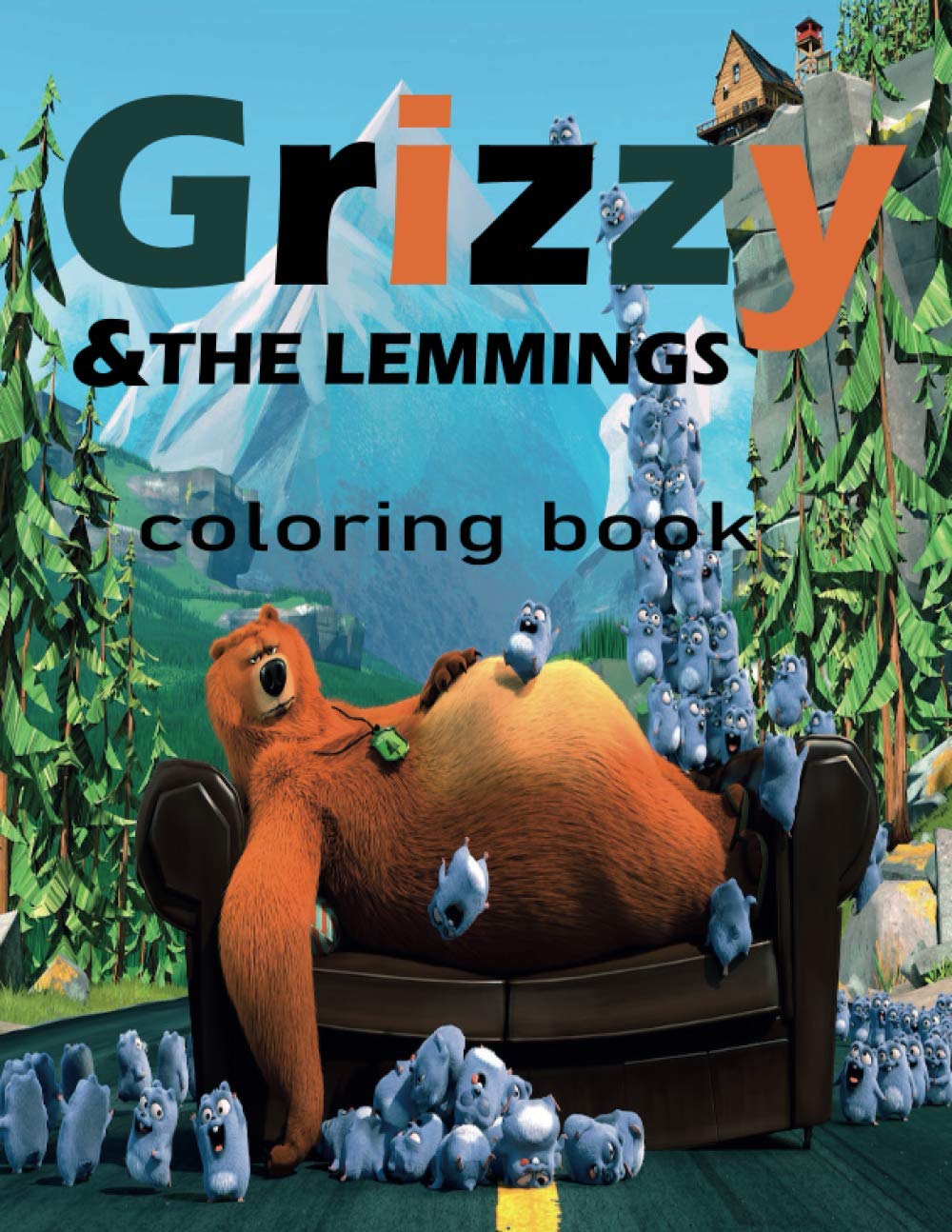 Grizzy & The lemmings: Super Coloring Book for Kids and Fans – GIANT ...