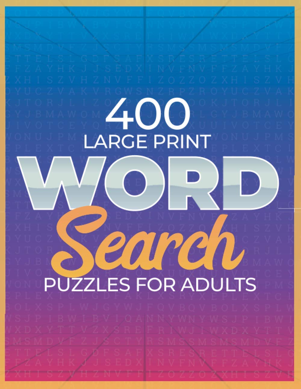 Large Print Word Search Puzzles For Adults Word Find Puzzle Book With