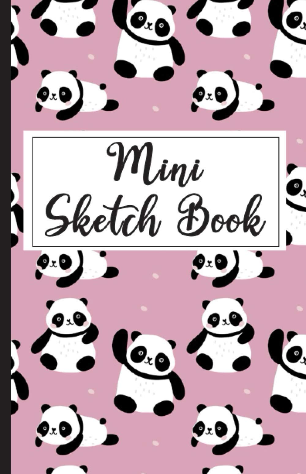 Mini Sketchbook: Pink Panda Sketchbook – Notebook for Drawing, Writing ...