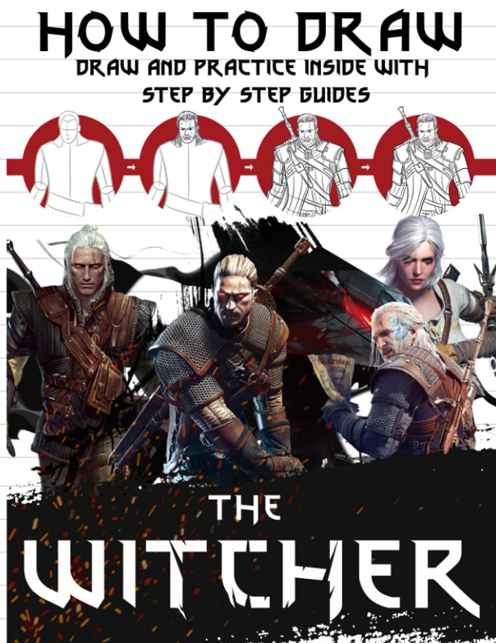 How To Draw The Witcher – How to draw The Witcher ? / Portrait drawing ...