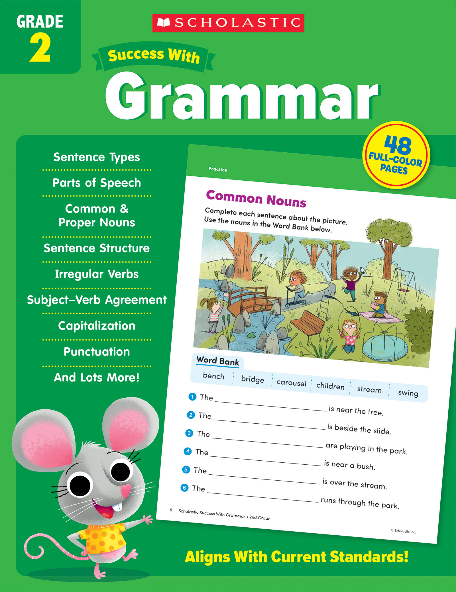 Scholastic Success with Grammar Grade 2 Workbook by Scholastic Teaching ...