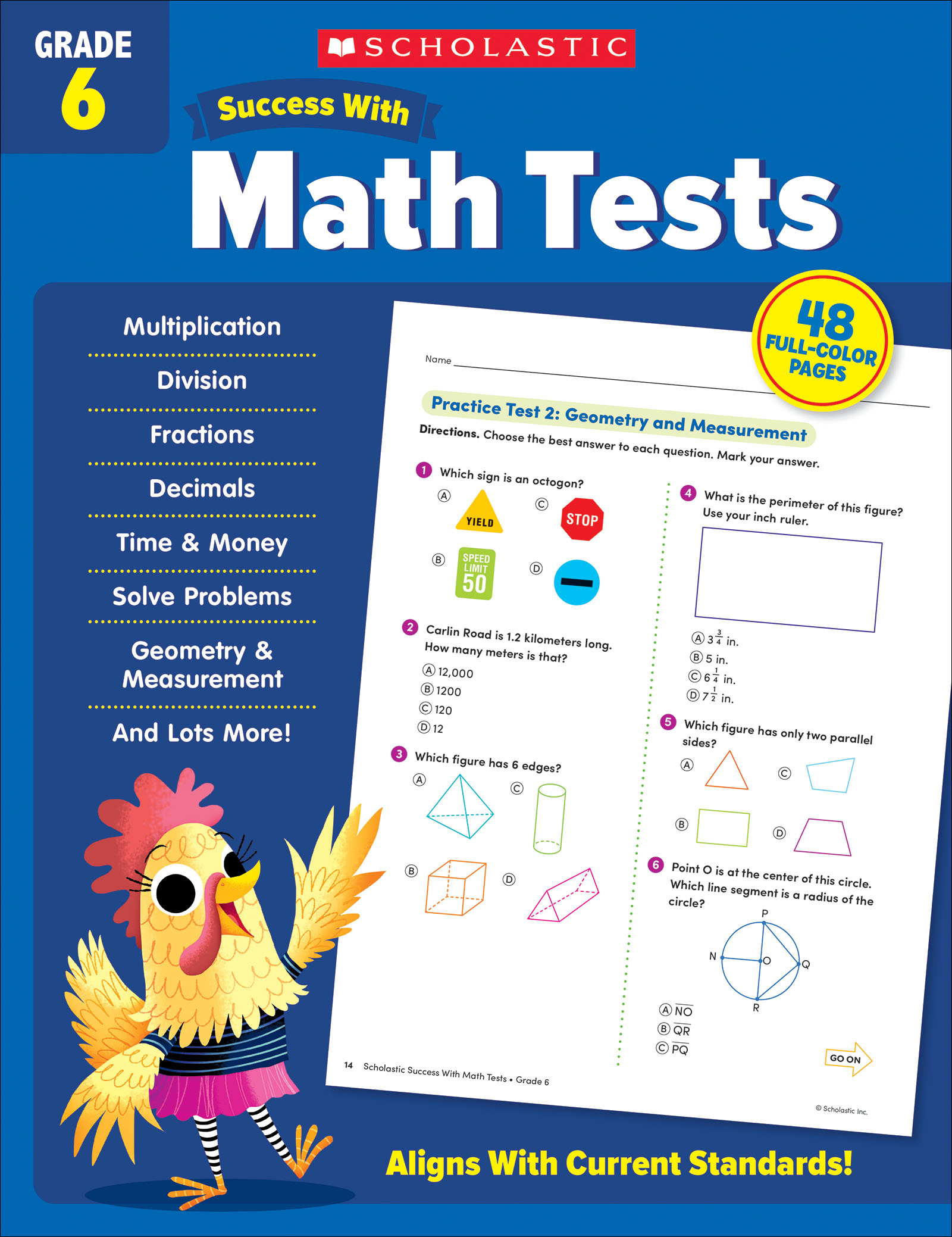 Scholastic Success with Math Tests Grade 6 Workbook by Scholastic ...