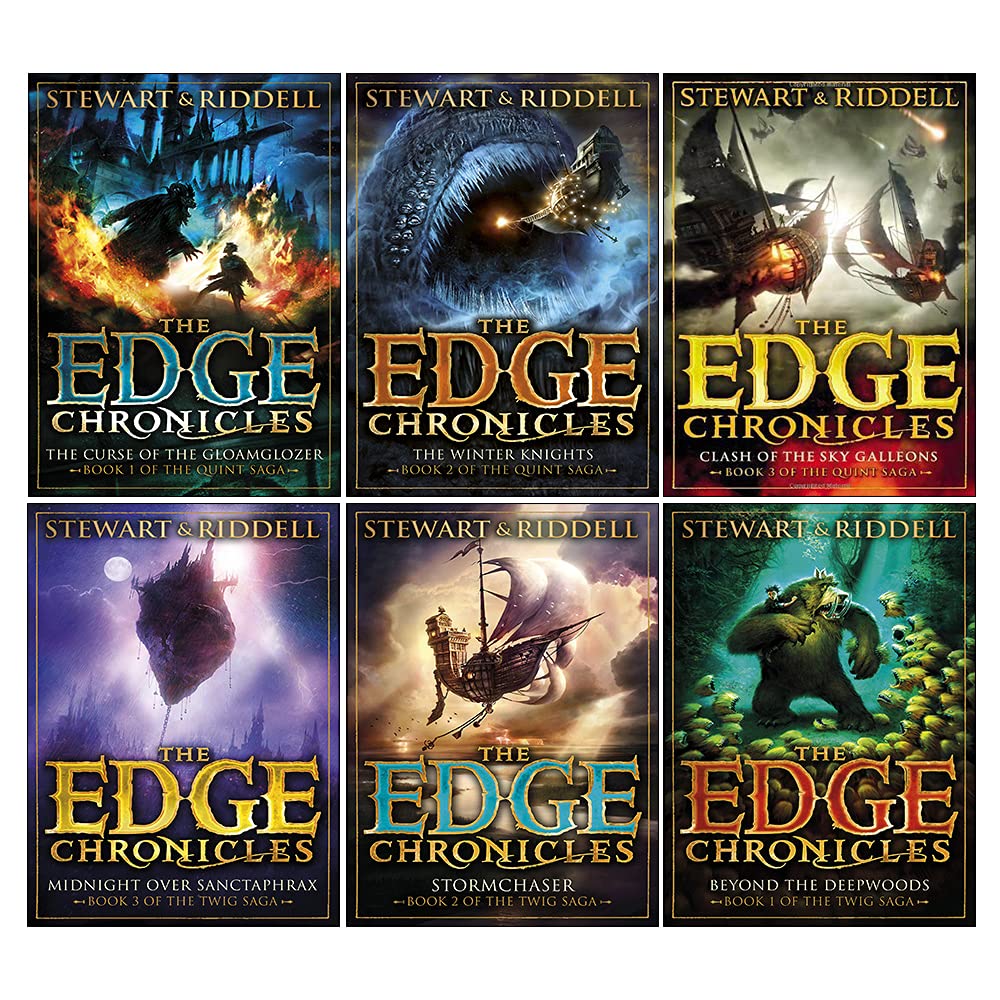The Edge Chronicles Series 6 Books Collection Set by Paul Stewart ...